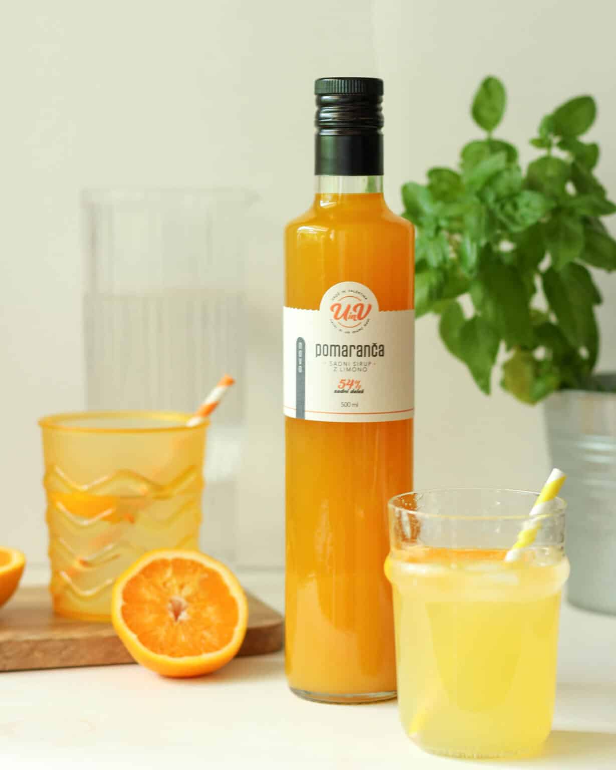 Sirup POMARANČA 0,5l U&V - Zlata Ptička